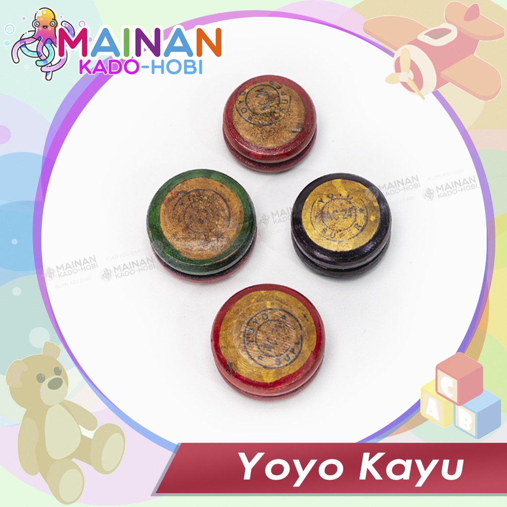 Jual LOMBA 17 AGUSTUS HADIAH ULANG TAHUN MAINAN KADO HOBI YOYO KAYU ...