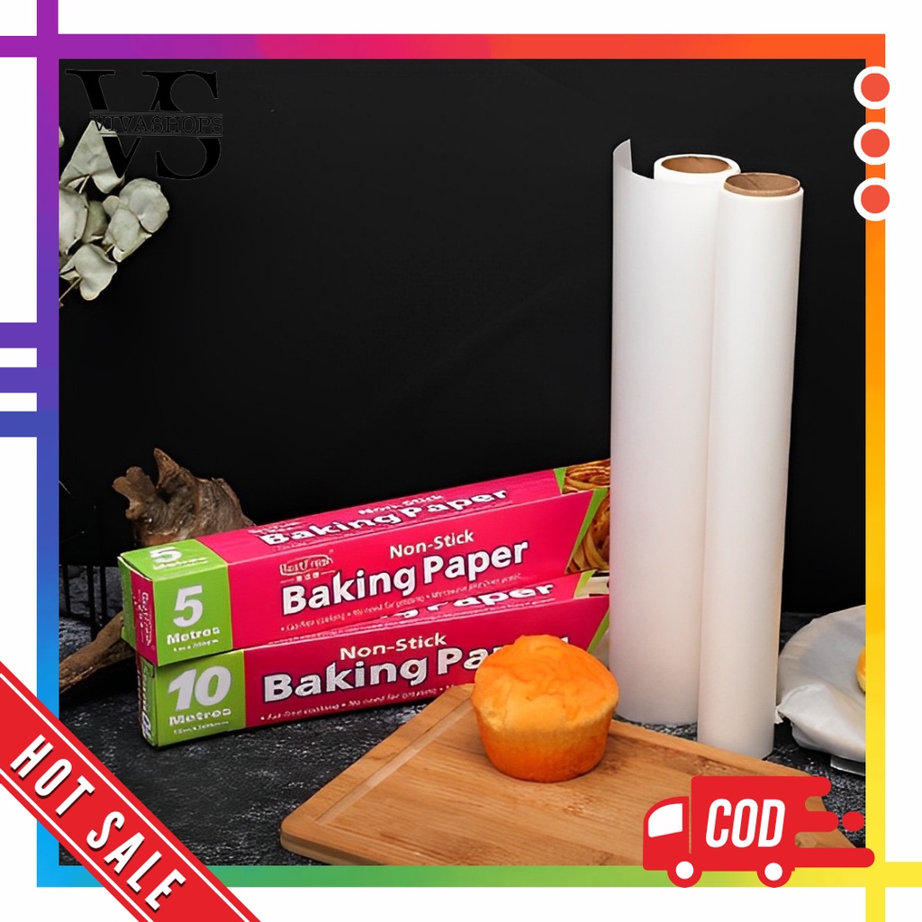 Jual Baking Paper 10 Meter Memanggang Kue / Kertas Panggang Serbaguna ...