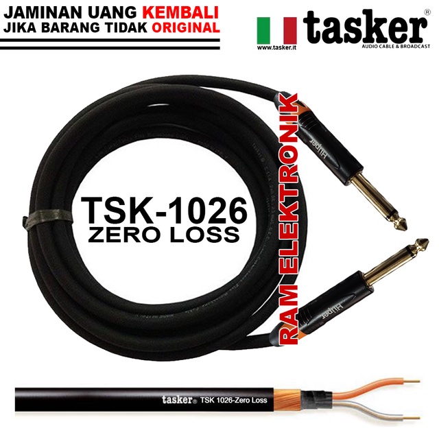 Jual Kabel Mic TASKER TSK1026 | TSK 1026 Zero Loss Jack TR Akai Mono To ...
