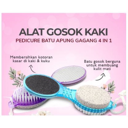 Jual Sikat Penghalus Telapak Kaki Komplit 4in1 / Perawat Tumit ...