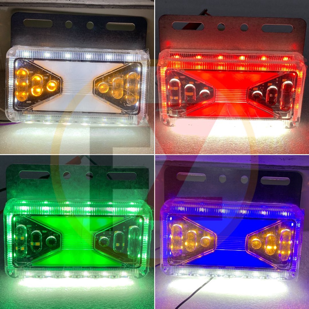 Jual LAMPU BAK Truk Ukir 24V Sein Running / LED Bak Truck 24 Volt | Shopee Indonesia