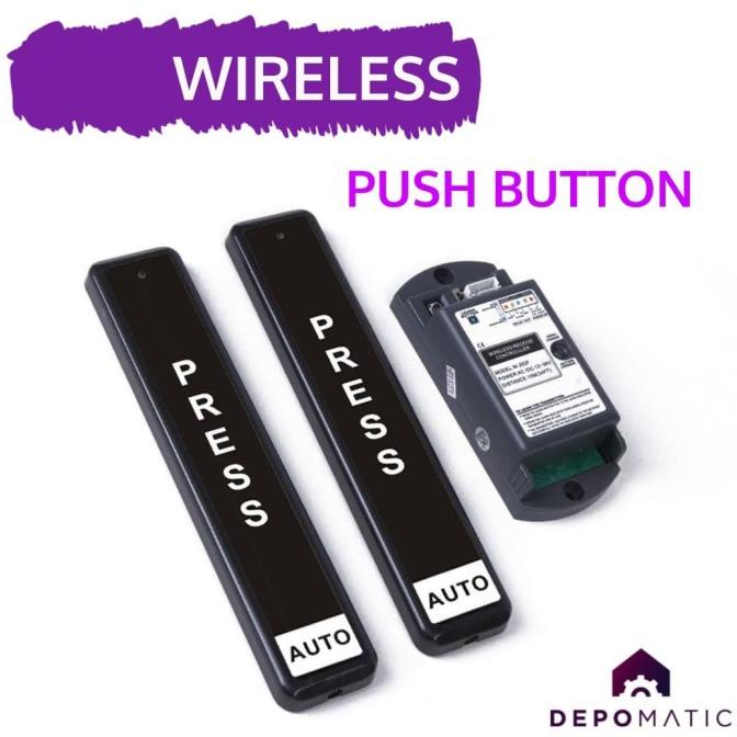 Jual WIRELESS PUSH Button Exit Access Control Automatic Door | Shopee ...