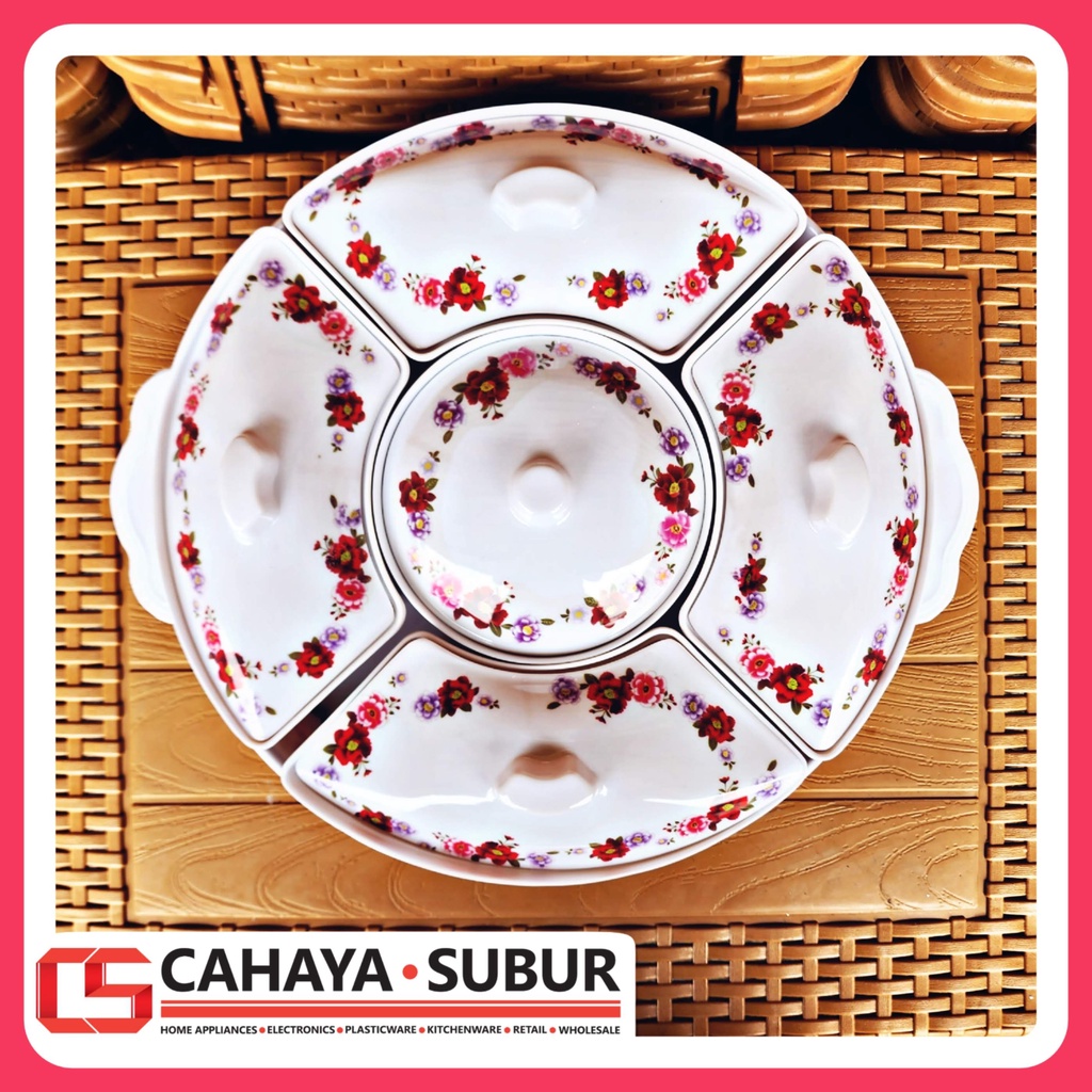 Jual Prasmanan Set Melamin Serba Guna | MEISHING DE 8000 35cm Melamin ...