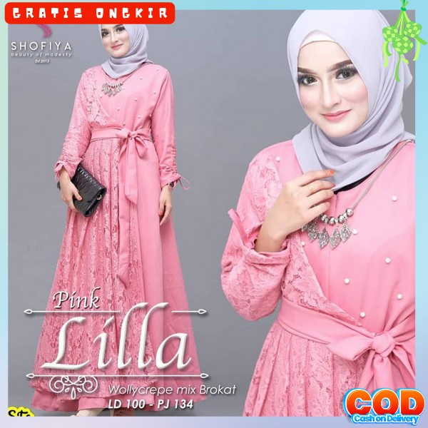 Jual Gmis Modern 2023 Gamis Terbaru Murah Bj Drease Muslimah Bju Gamis ...