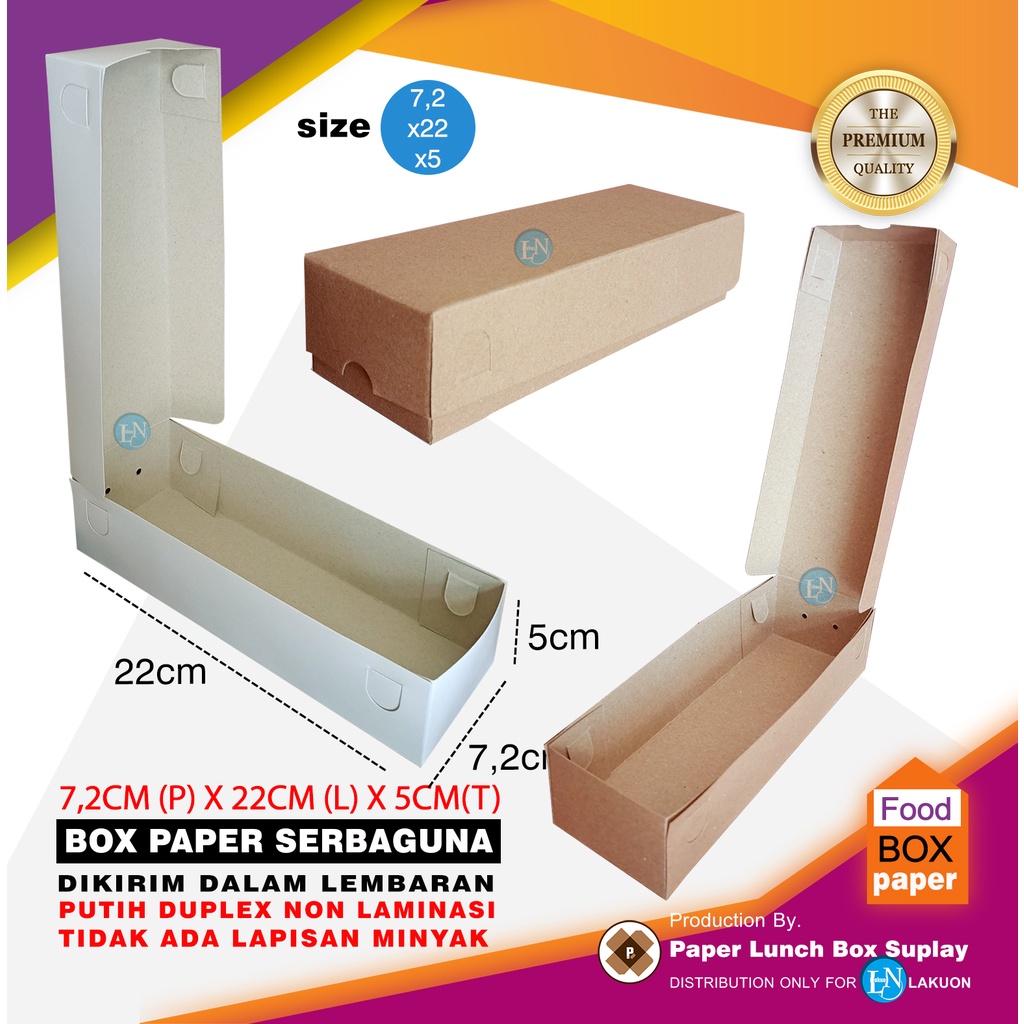 Jual BOX UK L 7,2 CM X P 22 CM X T 5 CM SERBA GUNA | Shopee Indonesia