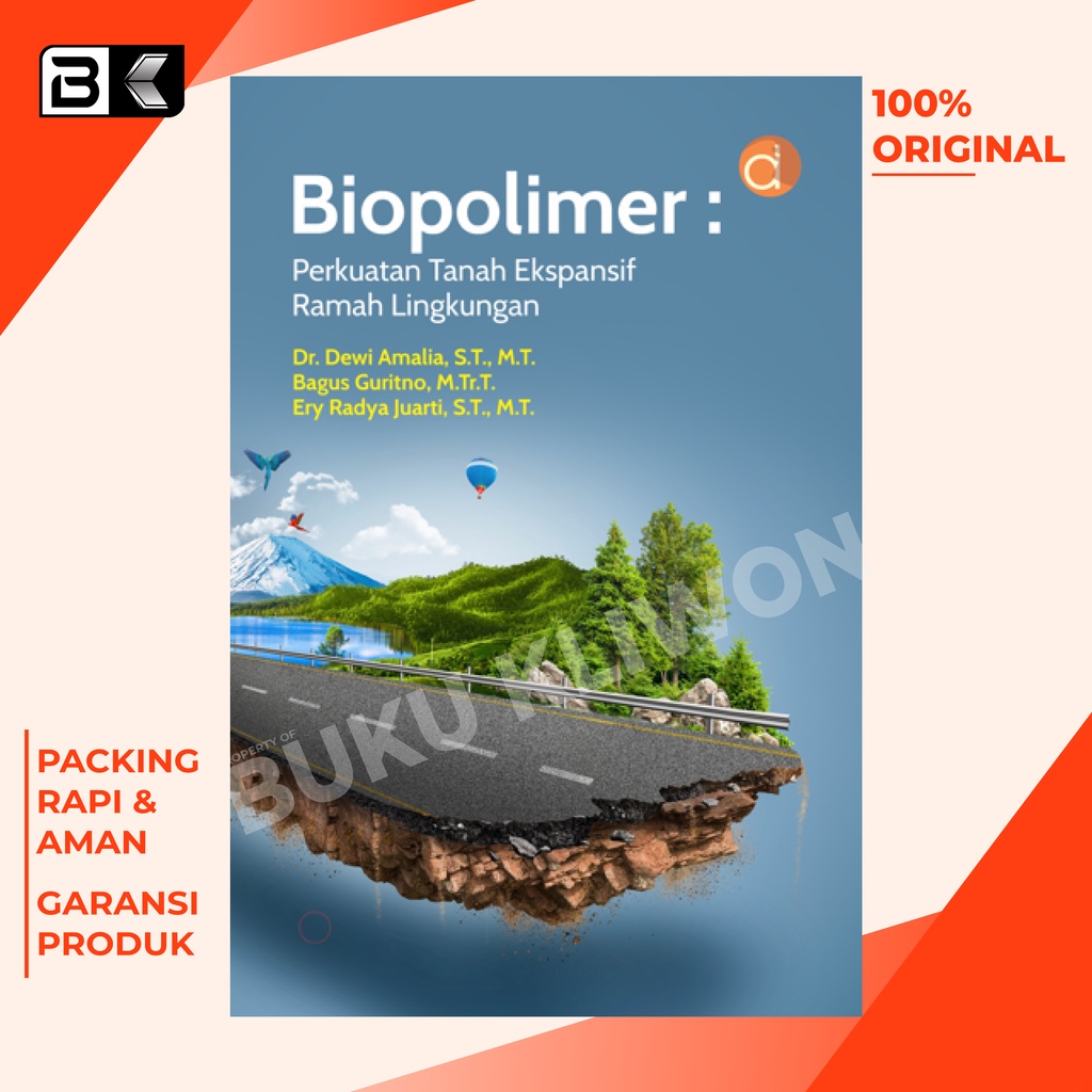 Jual Buku Biopolimer: Perkuatan Tanah Ekspansif Ramah Lingkungan ...