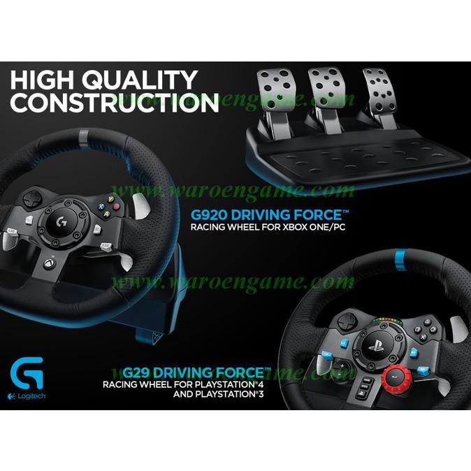 Jual PS4 / PS3 Logitech G29 Driving Force Racing Steering Wheel ...