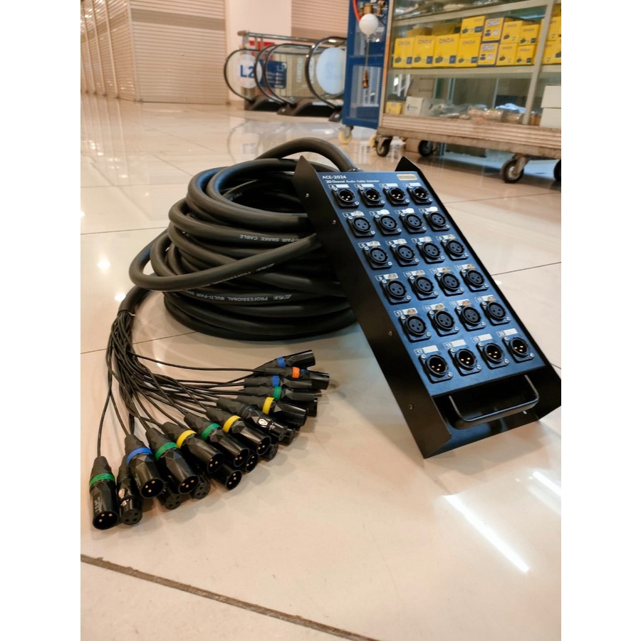 Jual Kabel Snake APOLLO Isi 24Channel/Snake Cable 16 input 8output 5 ...