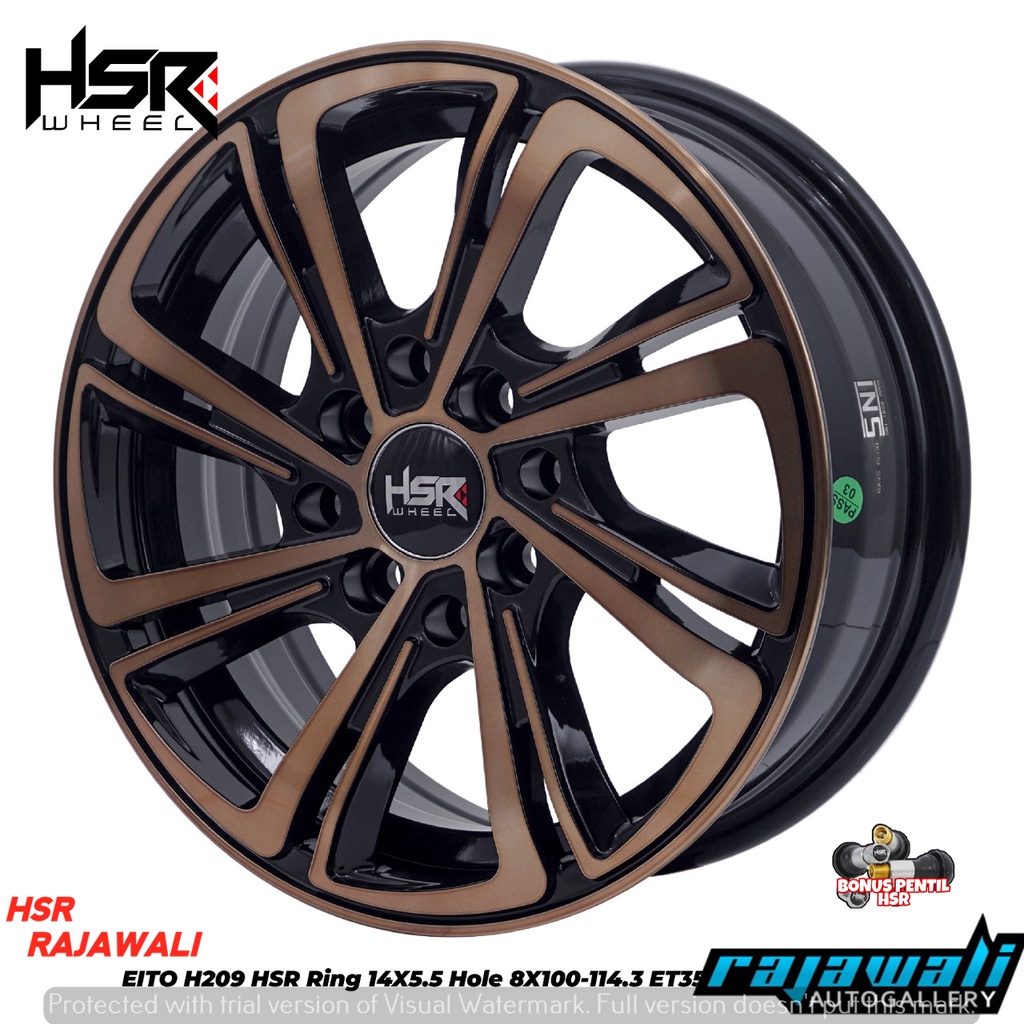 Jual VELG MOBIL HSR RING 14 TYPE EITO UNTUK WULING AIR EV AVANZA AGYA BRIO CALYA XENIA SIGRA ...