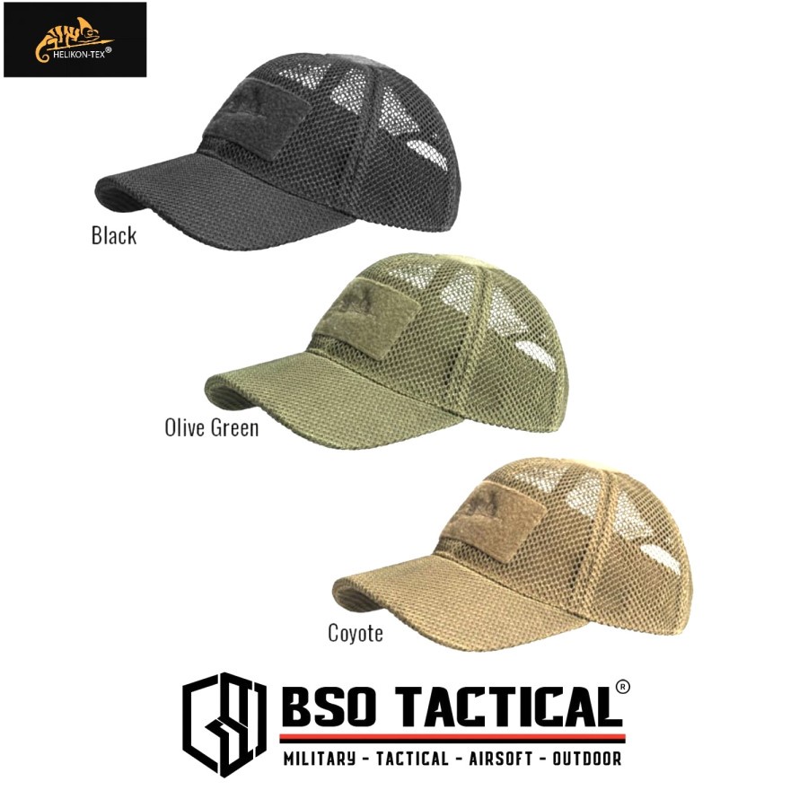 Jual Topi Tactical Helikon Tex BBC Mesh Cap Outdoor Hat Adjustable ...