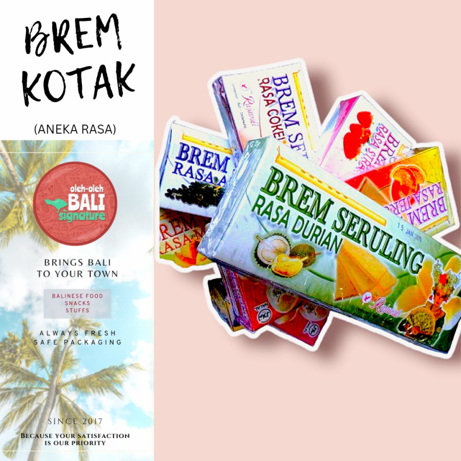 Jual Brem Bali Kotakan (Aneka Rasa) | Shopee Indonesia