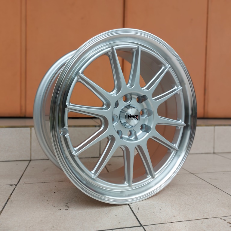 Jual STANDAR VELG MOBIL RACING HSR RING 16 ENDE HSR LUBANG 4 SILVER POLISH AVANZA XENIA JAZZ ...