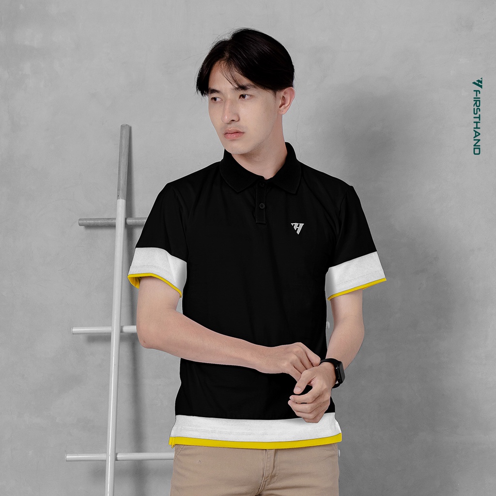 Jual Firsthand Baju Polo Bold Hitam Kaos Kerah Pria Lengan Pendek ...