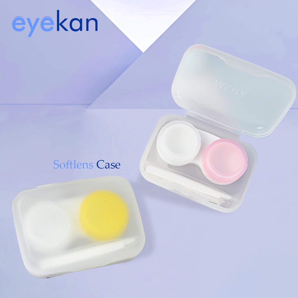 Jual Eyekan Tempat Softlens Putih Transparan Softlens Case Mini K2013 ...