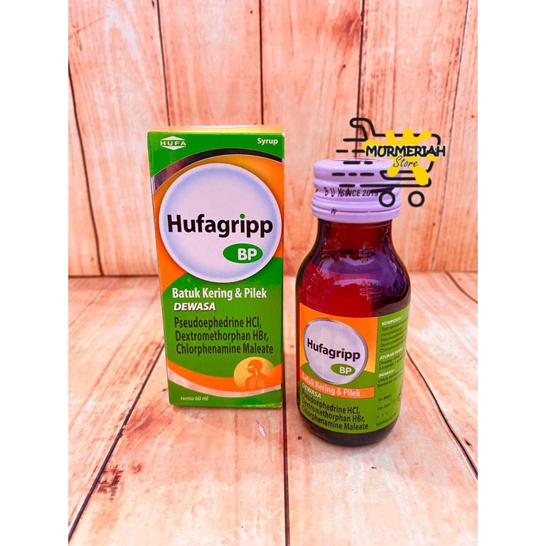 Jual HUFAGRIP BP DEWASA Syrup Botol 60ML - Obat Batuk Tidak Berdahak ...