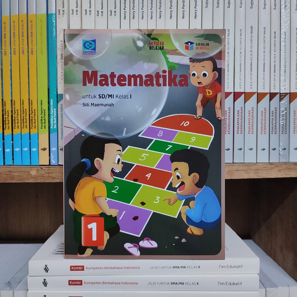 Jual Buku Matematika Kelas 1 SD Kurikulum Merdeka Grafindo | Shopee ...
