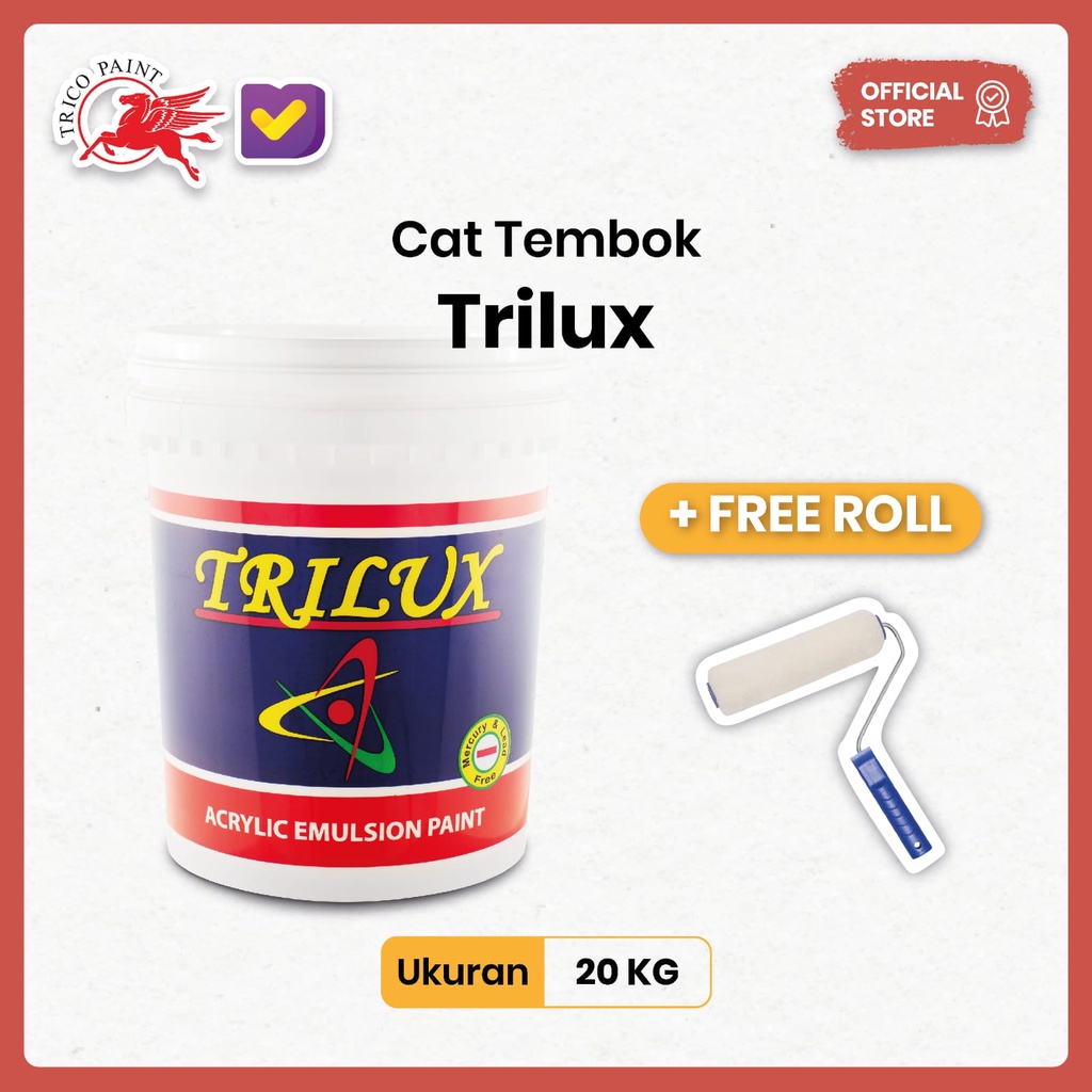 Jual Cat Kuda Terbang - Trilux ( Cat Tembok/dinding ) - 20 KG - Cat Tembok | Shopee Indonesia