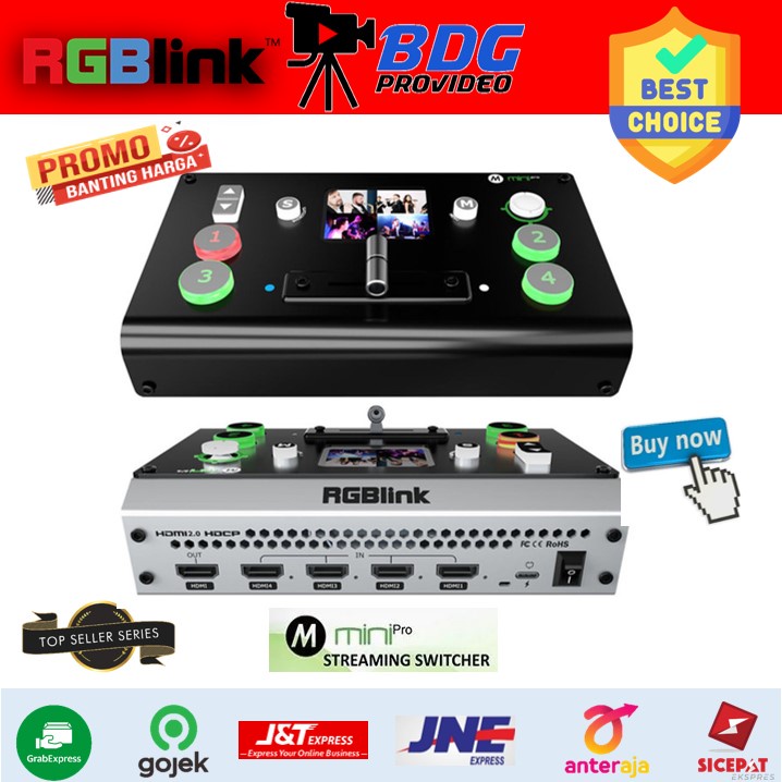 Jual RGBLINK MINI PRO DUAL CHANNEL 4K VIDEO SWITCHER | Shopee Indonesia