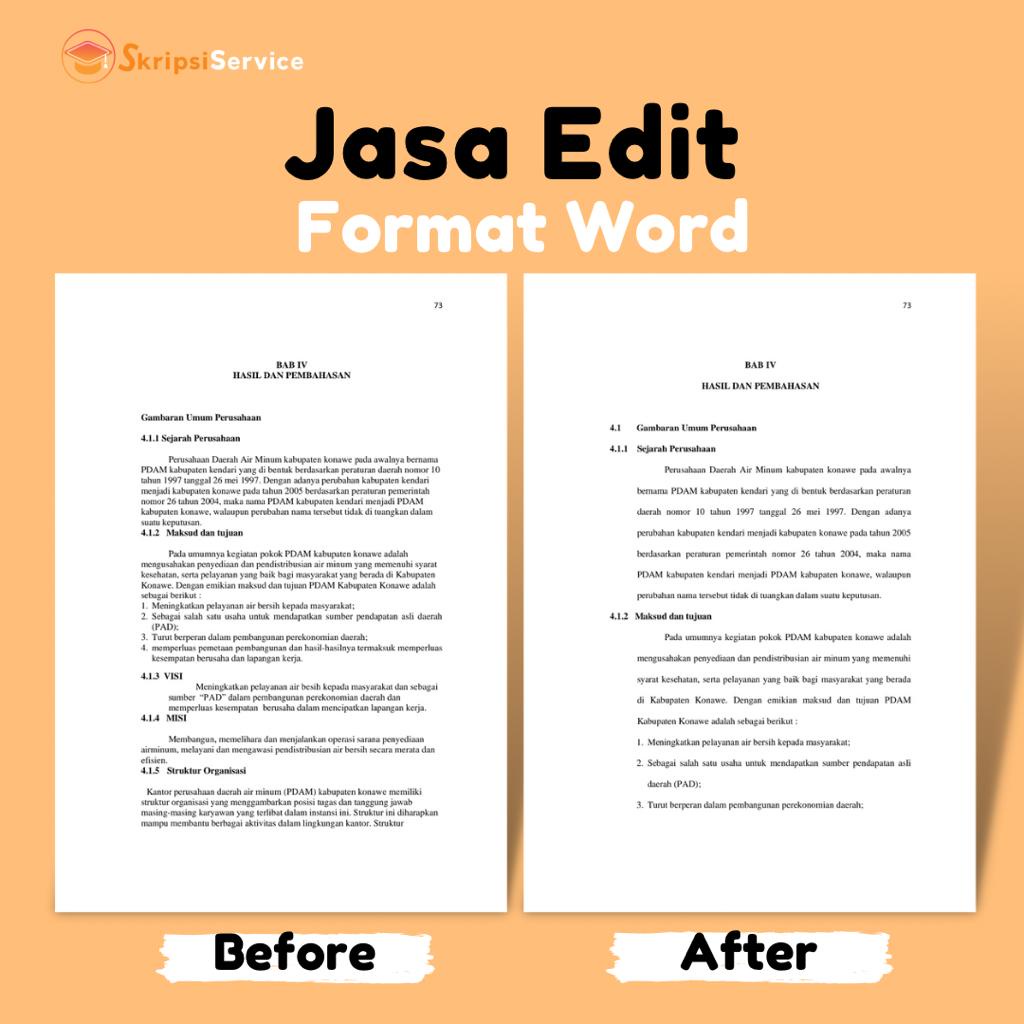 Jual Merapikan File Word Dokumen, Edit Daftar Isi, Penomoran Halaman ...