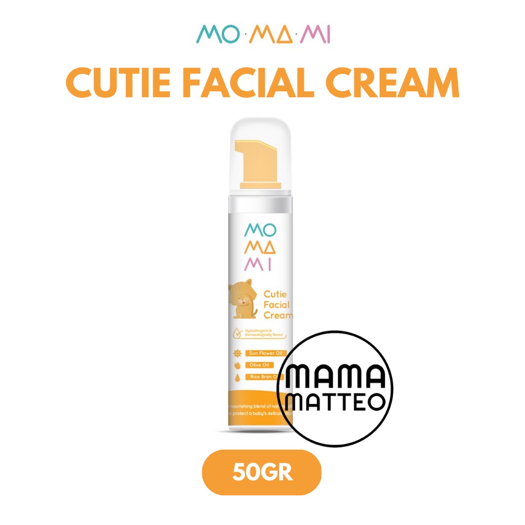 Jual MOMAMI Baby Cutie Facial Cream & Lotion 50gr / Krim Wajah Kulit ...