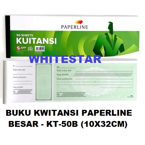 Jual kwitansi kuitansi paperline besar [KT-50B] | Shopee Indonesia
