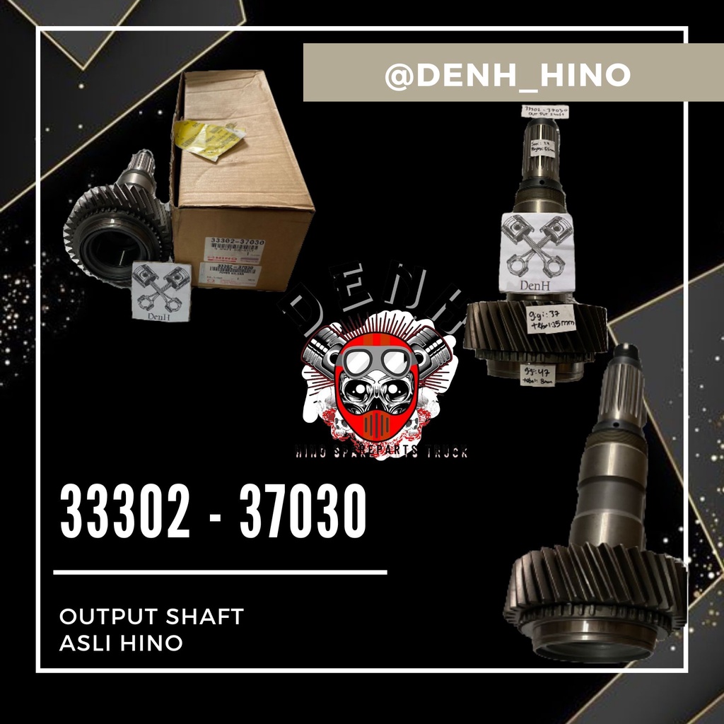 Jual 33302 - 37030 Output Shaft Asli Hino | Shopee Indonesia