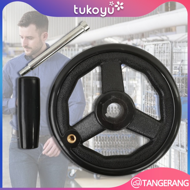 Jual Hand Wheel Dengan Gagang Putar Untuk Mesin Milling/Lathe Milling ...