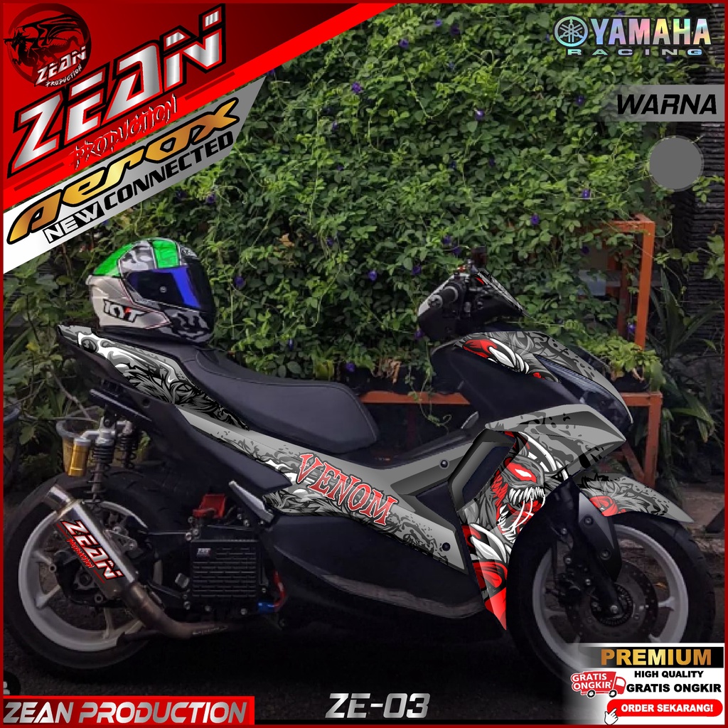 Jual (PROMO COD) TERBARU Decal Sticker All New Aerox 155 Connected 2020 ...