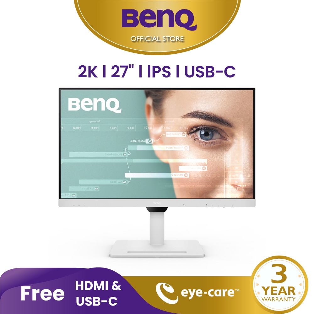 Jual BenQ GW2790QT 27" 2K IPS QHD USB-C Ergo Eye-Care Monitor Noise ...