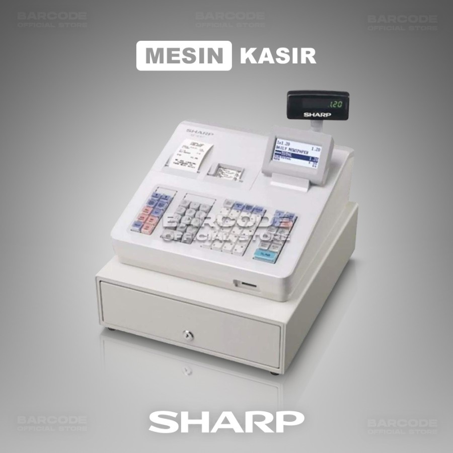 Jual Sharp XE-A307 Mesin Kasir Cash Register Dual Display XE A307 ...