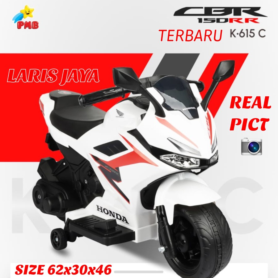 Jual [] BONUS BUKU ] MOTOR MAINAN ANAK PAKAI AKI , MOTOR AKI NINJA pmb ...