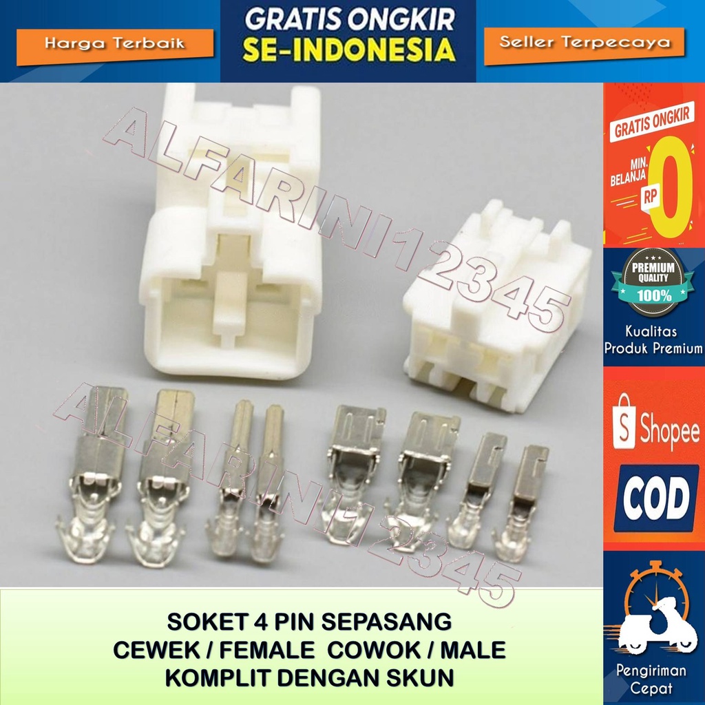 Jual Soket rem break avanza xenia fortuner innova rush terios soket 4 ...