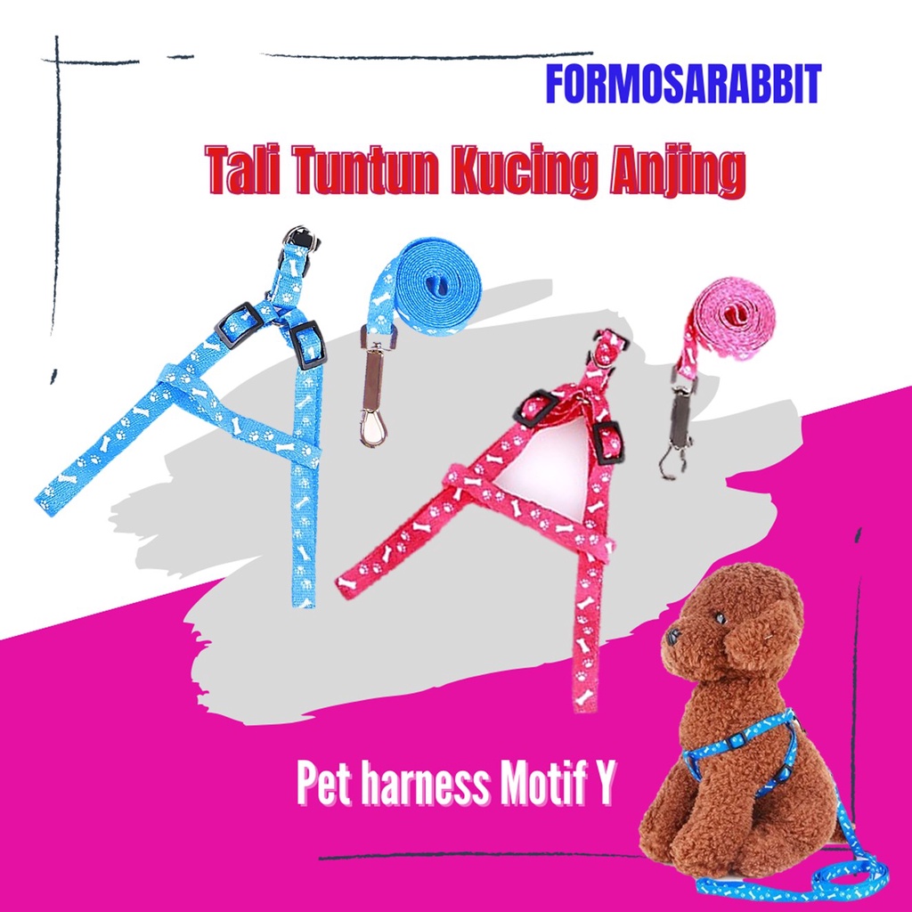 Jual Tali Tuntun Kucing Jalan Jalan Tali Kucing Pet Harness Hewan ...