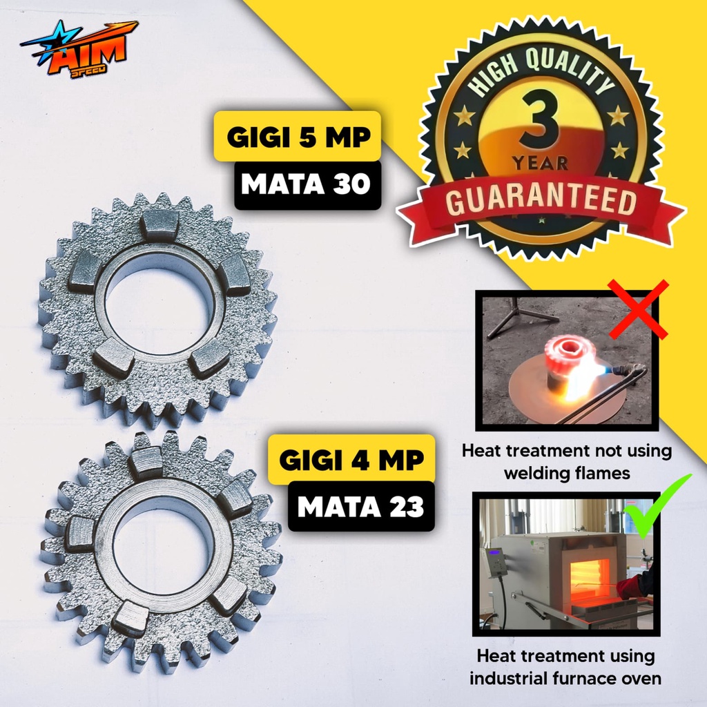 Jual Gigi Rasio Oplos 4 dan 5 MP GARANSI 3 TAHUN Gear Megapro Custom ...