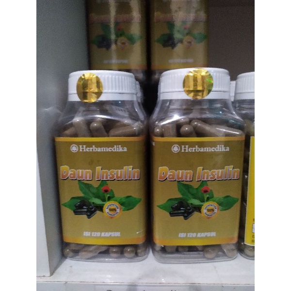 Jual kapsul daun insulin Herbamedika isi 120 kapsul | Shopee Indonesia