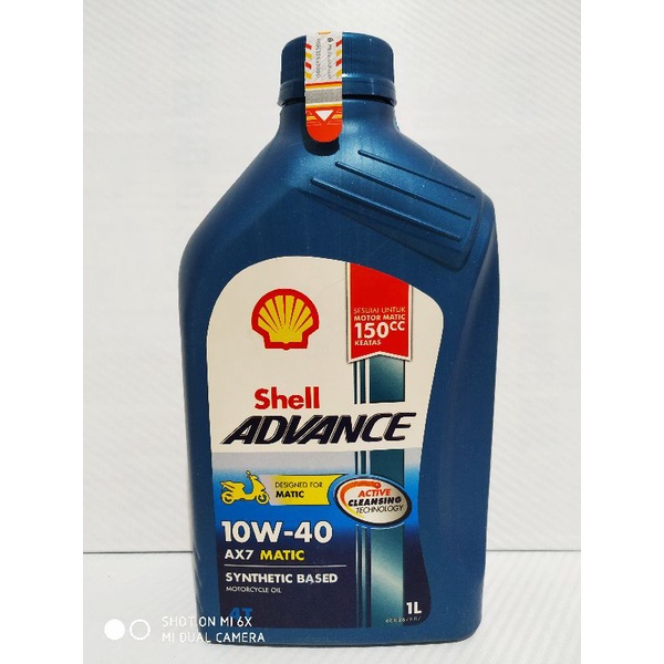 Jual OLI SHELL ADVANCE AX7 MATIC 1L | Shopee Indonesia