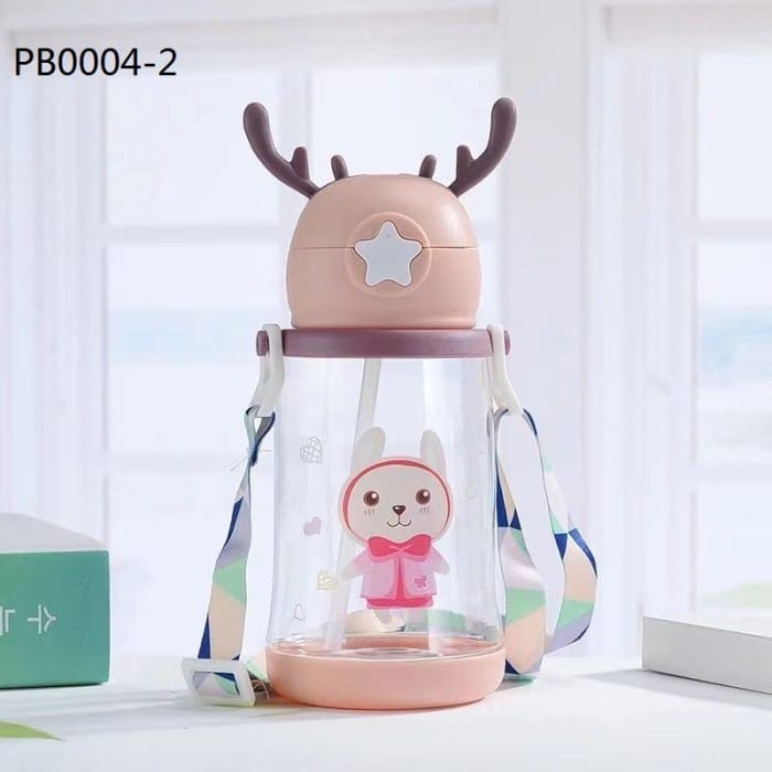 Jual Botol Minum Anak Motif Tanduk Rusa / Botol Minum Anak 600ml ...