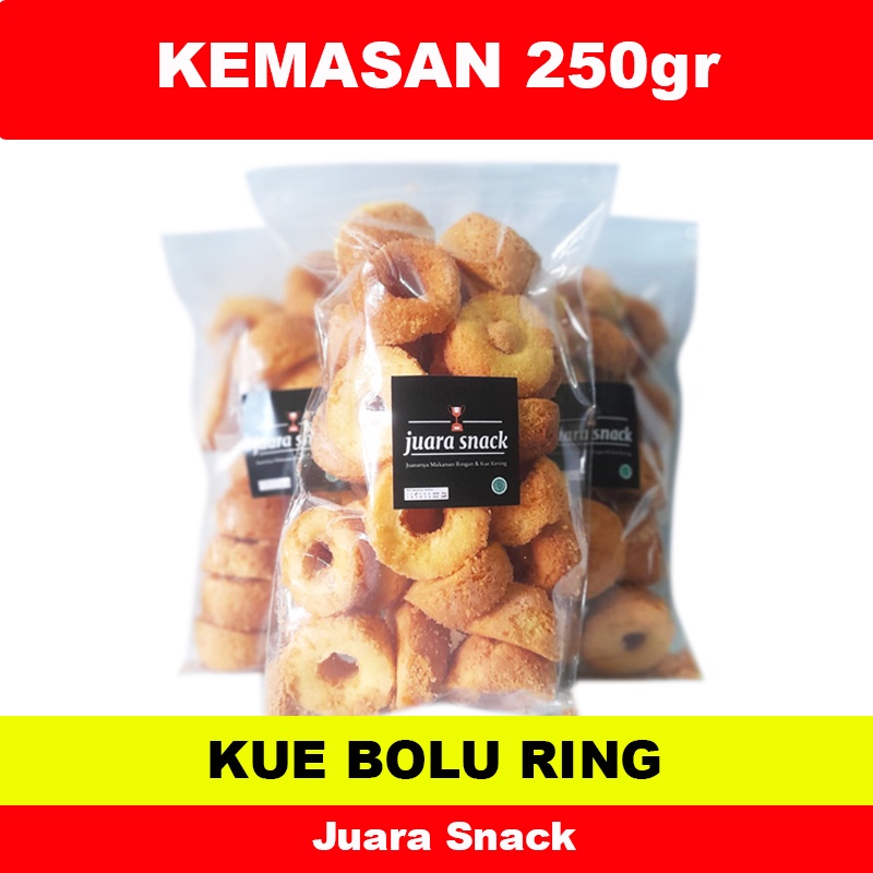 Jual Makanan Ringan Kue Bolu Ring 200gr Juara Snack | Shopee Indonesia