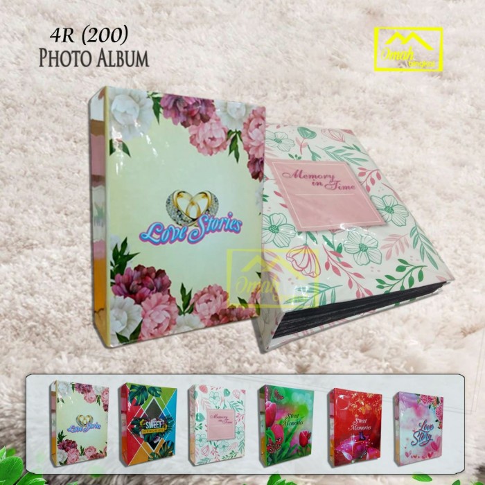 Jual Album Foto 4R 200 foto / 100 halaman / model slip | Shopee Indonesia