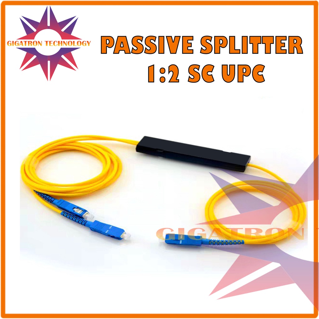 Jual Fiber Optic SC UPC PLC 1:2 Passive Splitter Mini Ratio Coupler ...