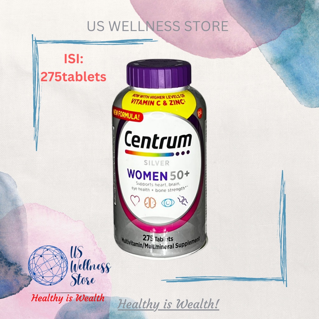 Jual Centrum Women 50+ 275 tablets ORI USA HALAL | Shopee Indonesia
