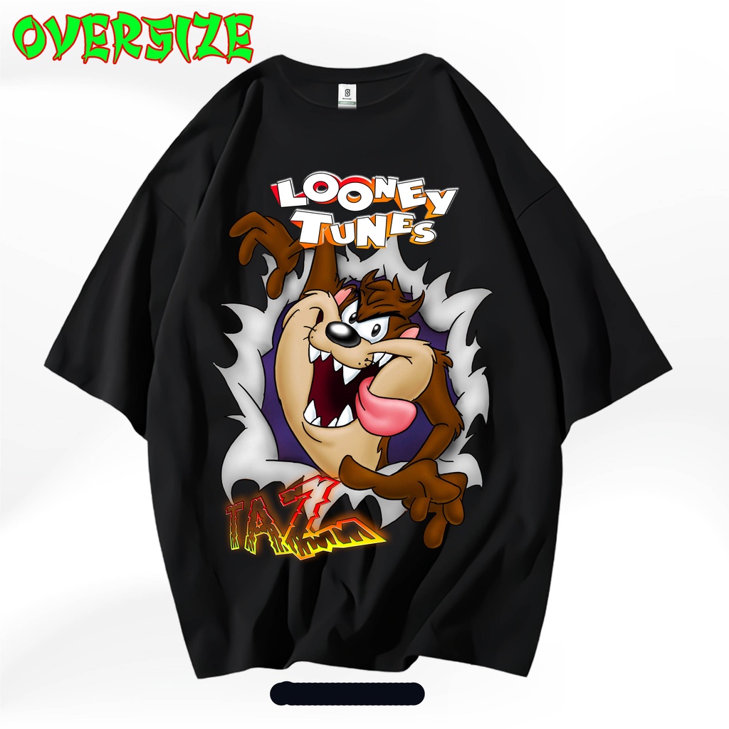Jual LOONEY TUNES TAZZ KAOS ANIME OVERSIZE STONES WASHING t-shirt ...
