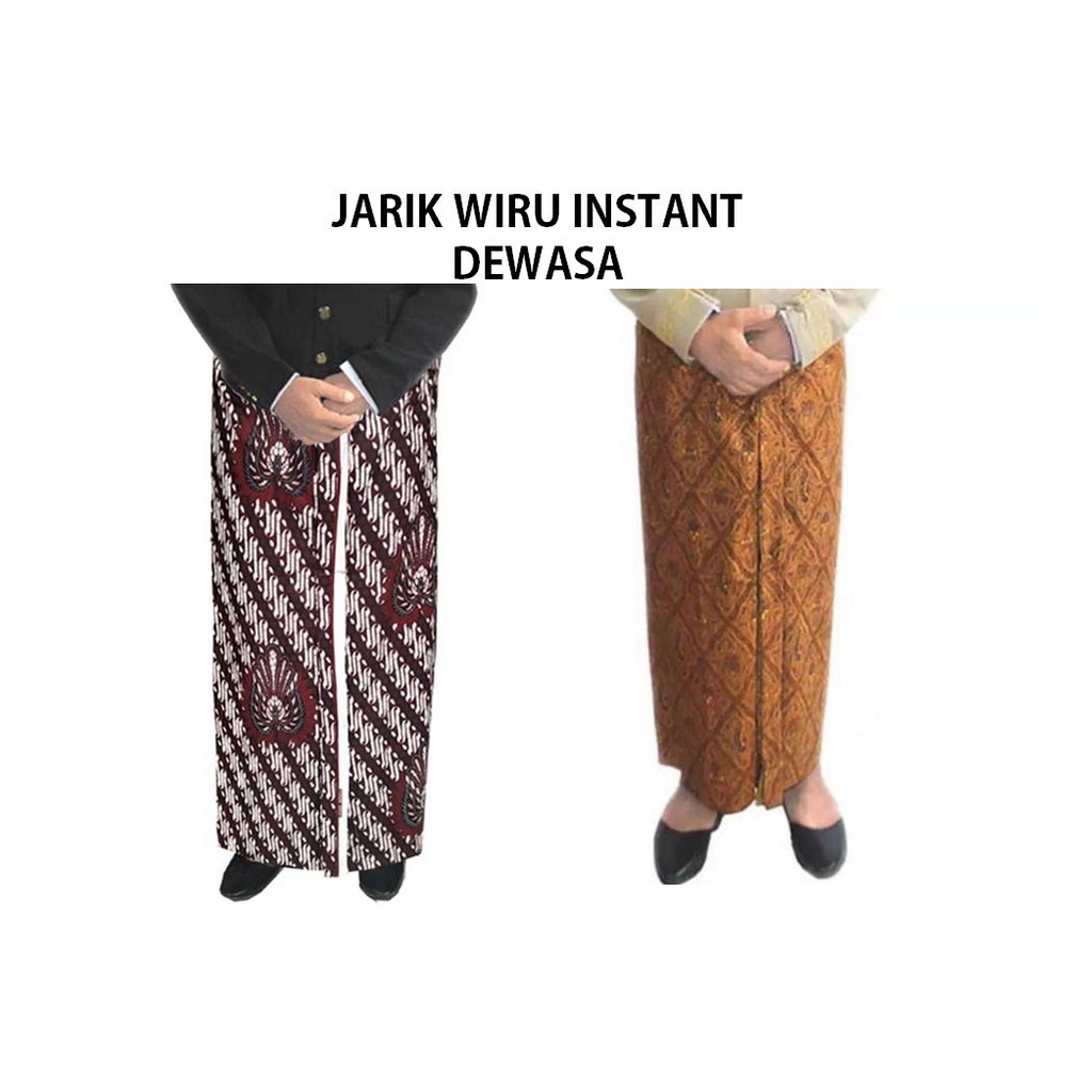 Jual Jarik Wiru / Jarik Instant Dewasa Pria Wanita / Rok Batik Wiru ...