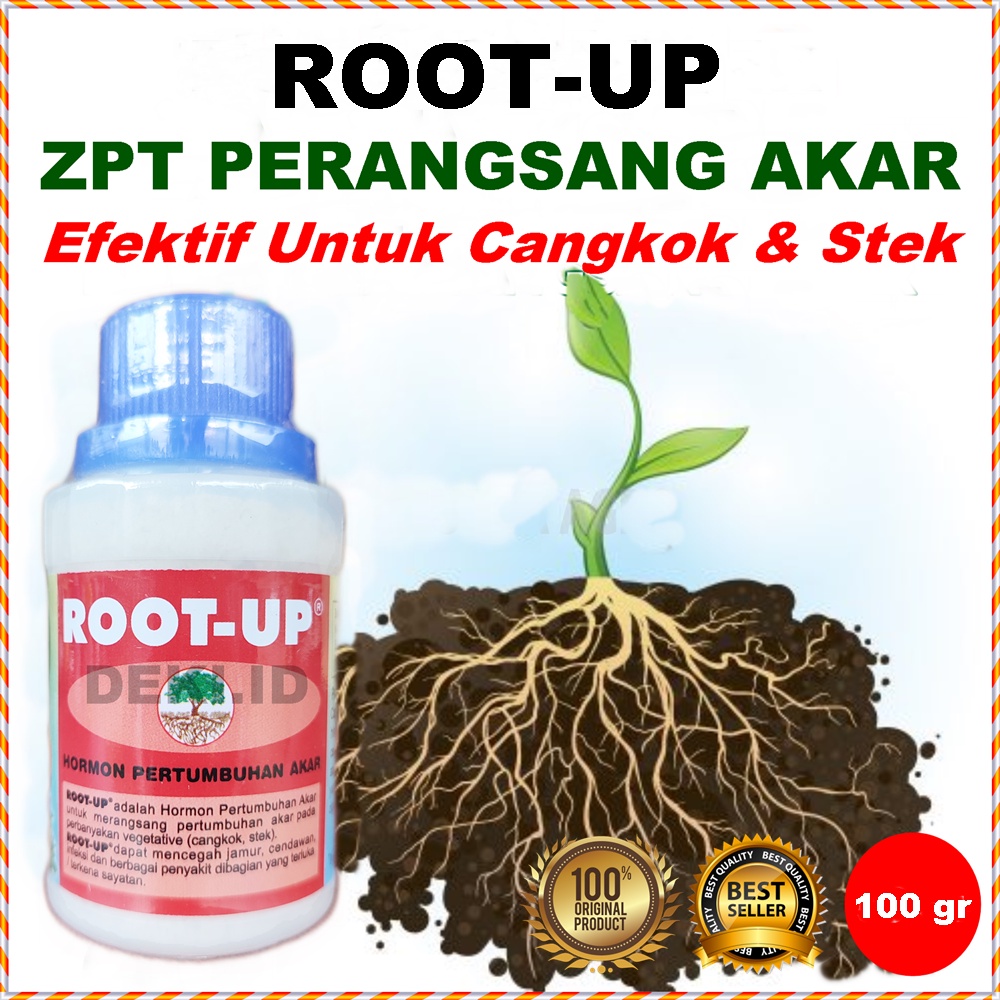 Jual Root Up 100 Gram Hormon Perangsang Pertumbuhan Akar Tanaman Stek ...
