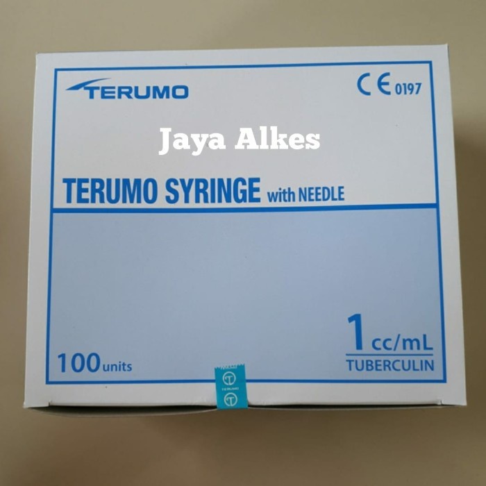 Jual Spuit 1 cc Terumo Disposable Syringe 1 Ml | Shopee Indonesia