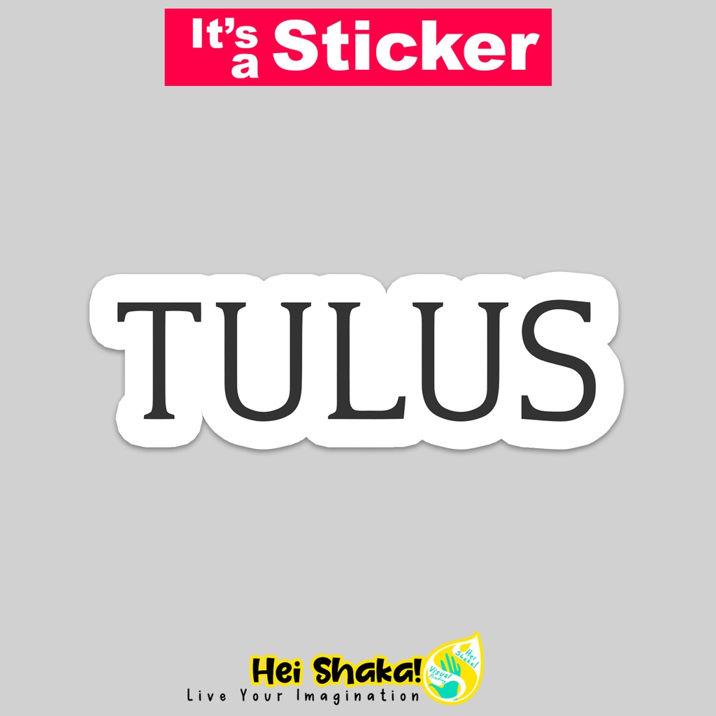 Jual Stiker Tulus 03 Sticker Musisi Musik Bahan Vinyl Anti Air | Shopee ...