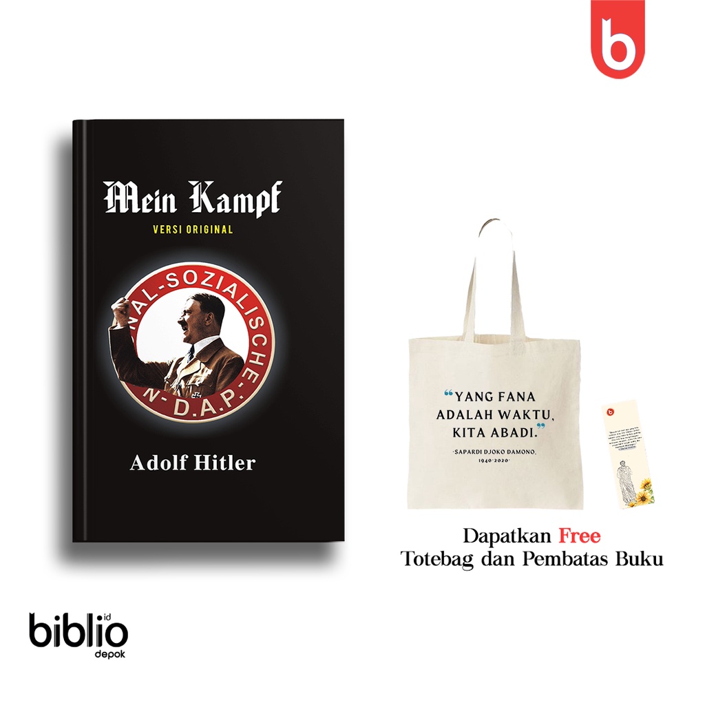Jual Mein Kampf: Versi Original (Adolf Hitler) Hard Cover | Shopee ...