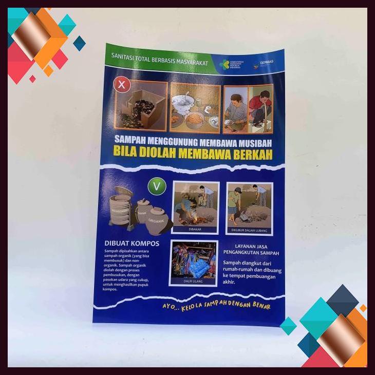 Jual [SFP] TERBARU || Poster STBM, Pilar STBM, Kelola Sampah, Poster ...