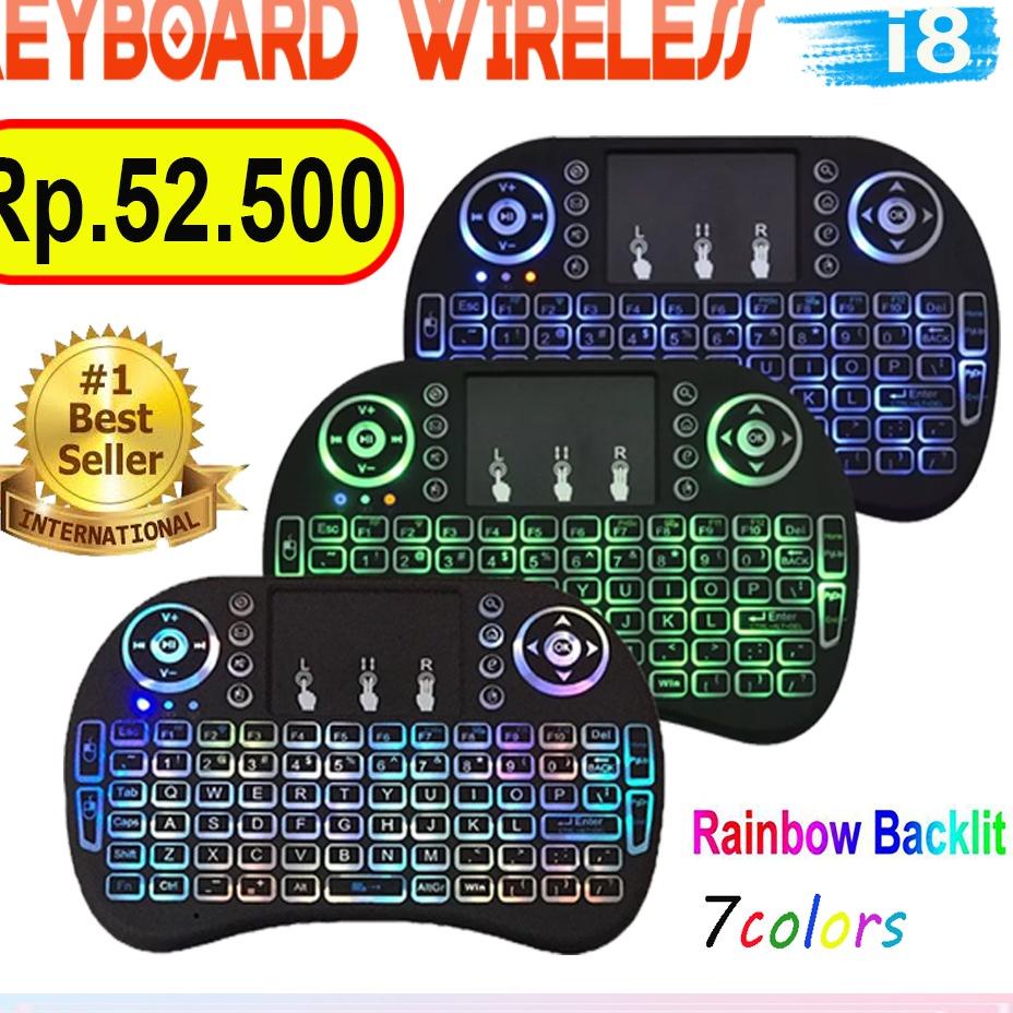 Jual Smart Mini Keyboard Wireless i8 2.4G For PC Android TV Box ...