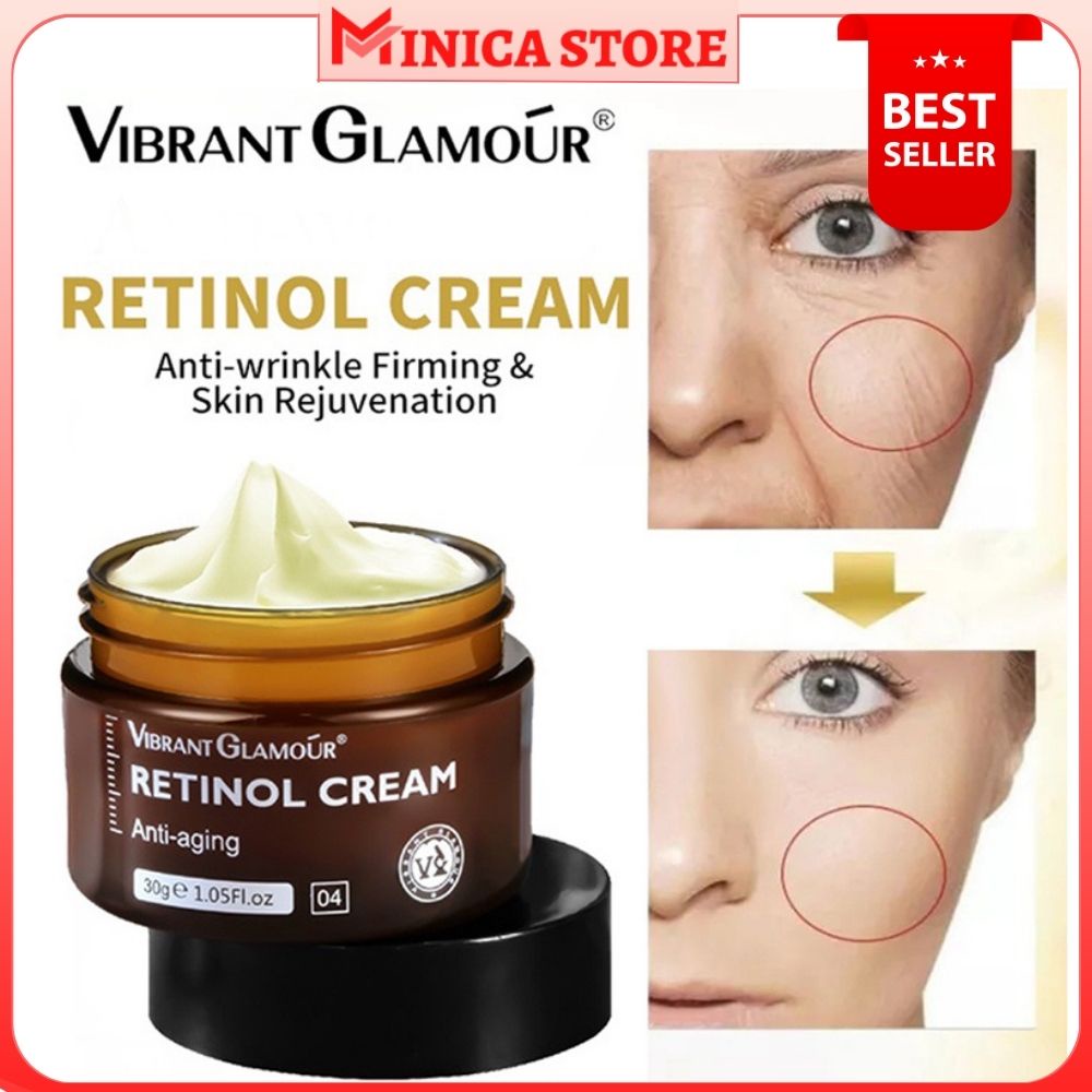 Jual VIBRANT GLAMOUR natural retinol cream Untuk kerut wajah, flek ...